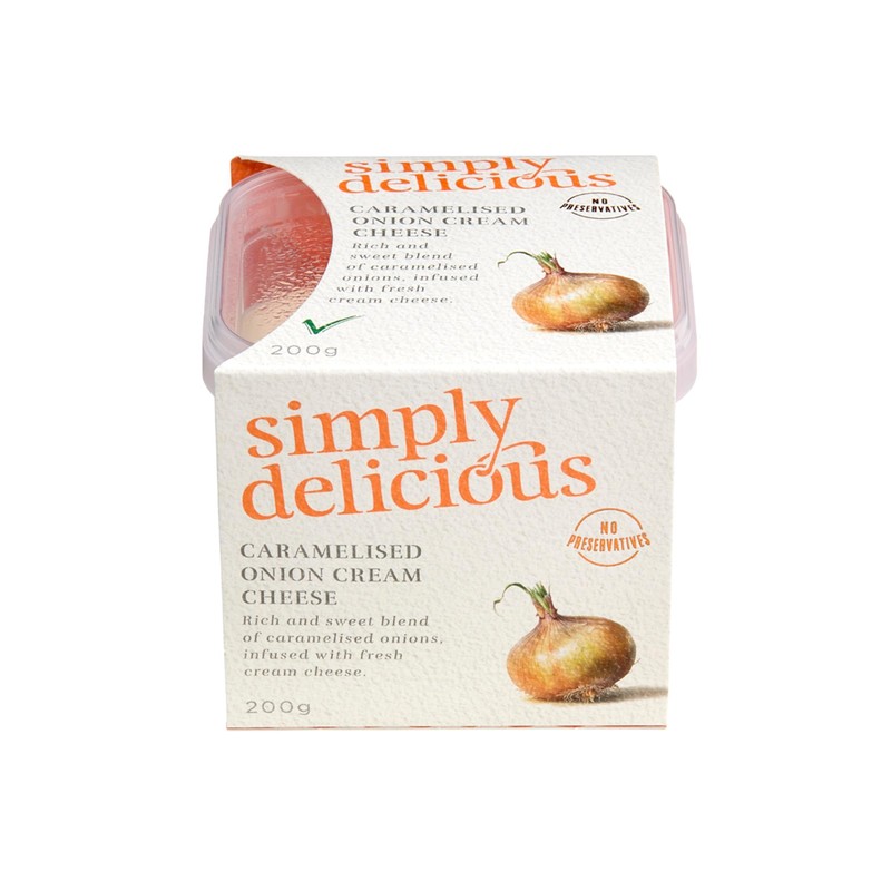 Simply Delicious Caramelised Onion Cream Cheese - Ocado