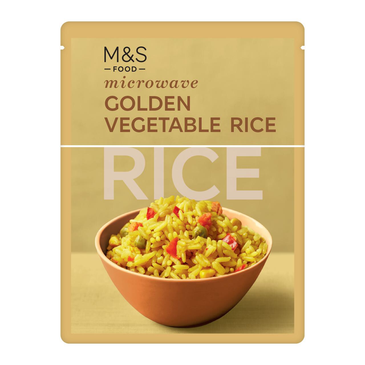 M&S Microwave Golden Vegetable Rice - Ocado