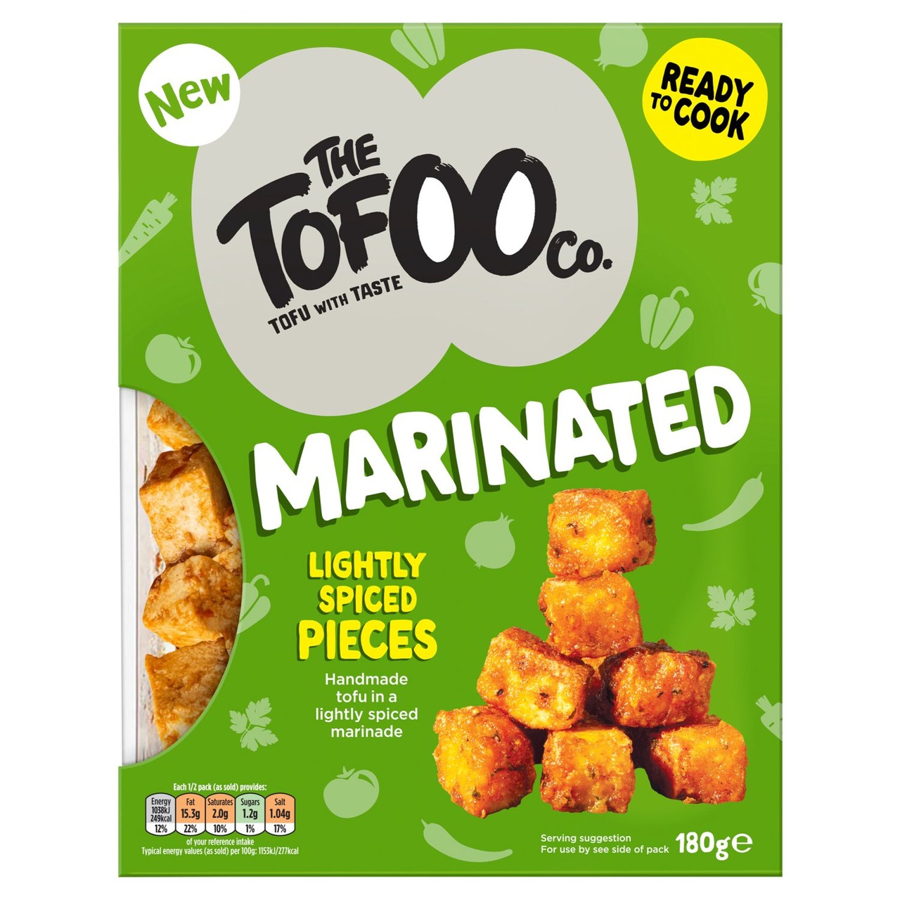 The Tofoo Co Marinated Lightly Spiced Pieces - Ocado