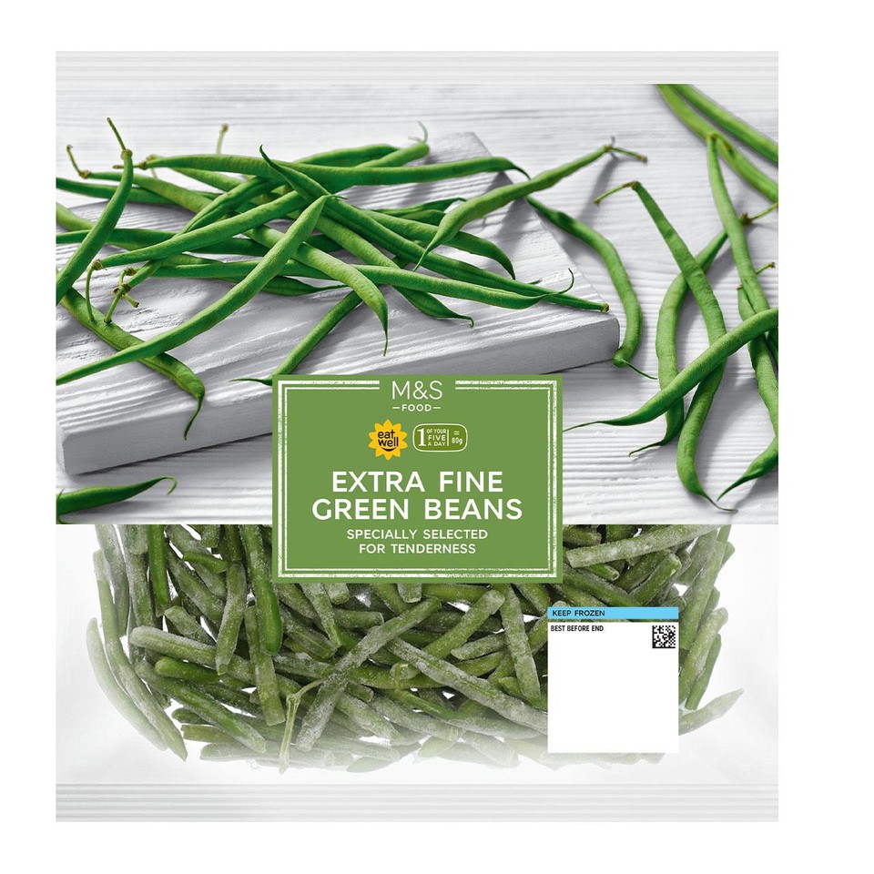 M&S Fine Green Beans Frozen - Ocado