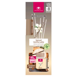 Cristalinas Reed Diffuser Spice Vanilla Latte - Ocado