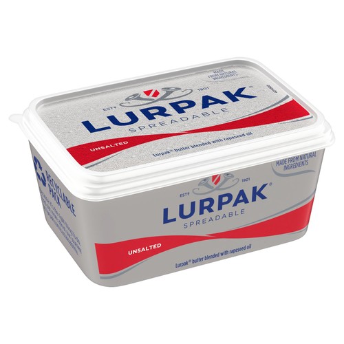 Lurpak Unsalted Spreadable Butter - Ocado