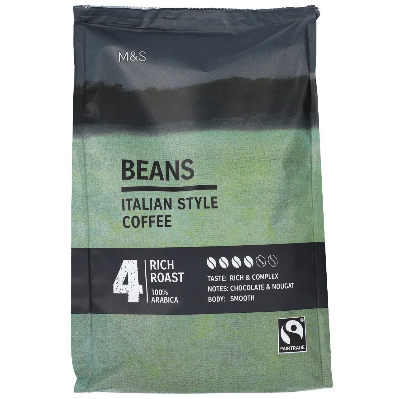 M&S Italian Style Coffee Beans - Ocado