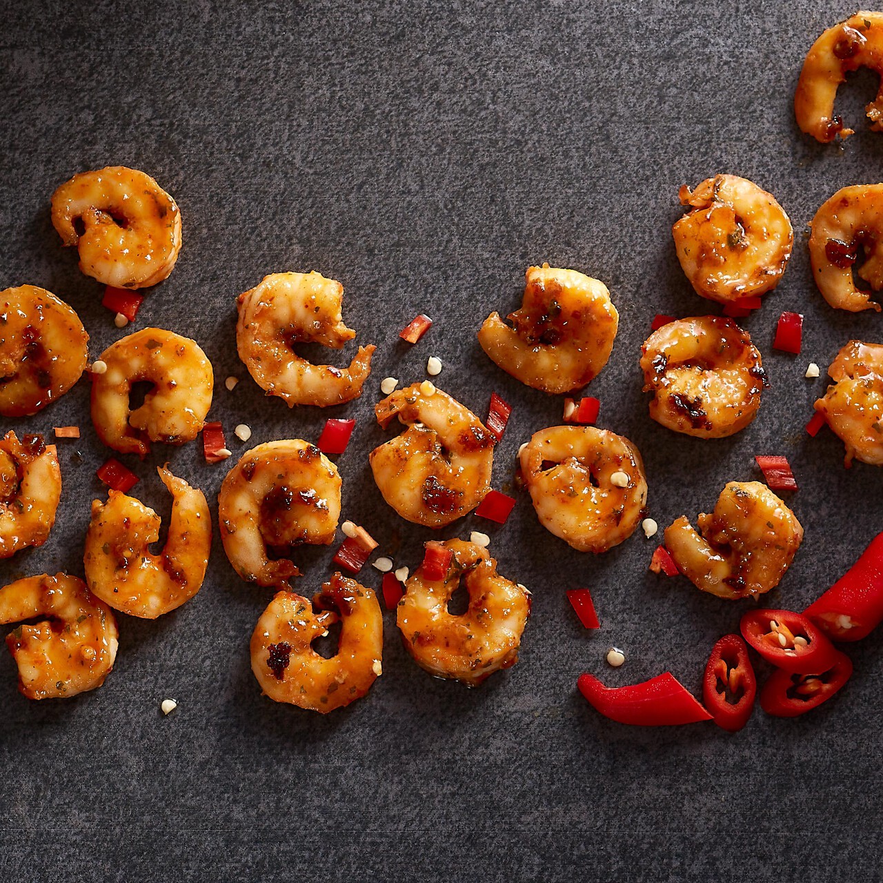 Tiger Delight Large Sweet Chilli Marinated King Prawns - Ocado