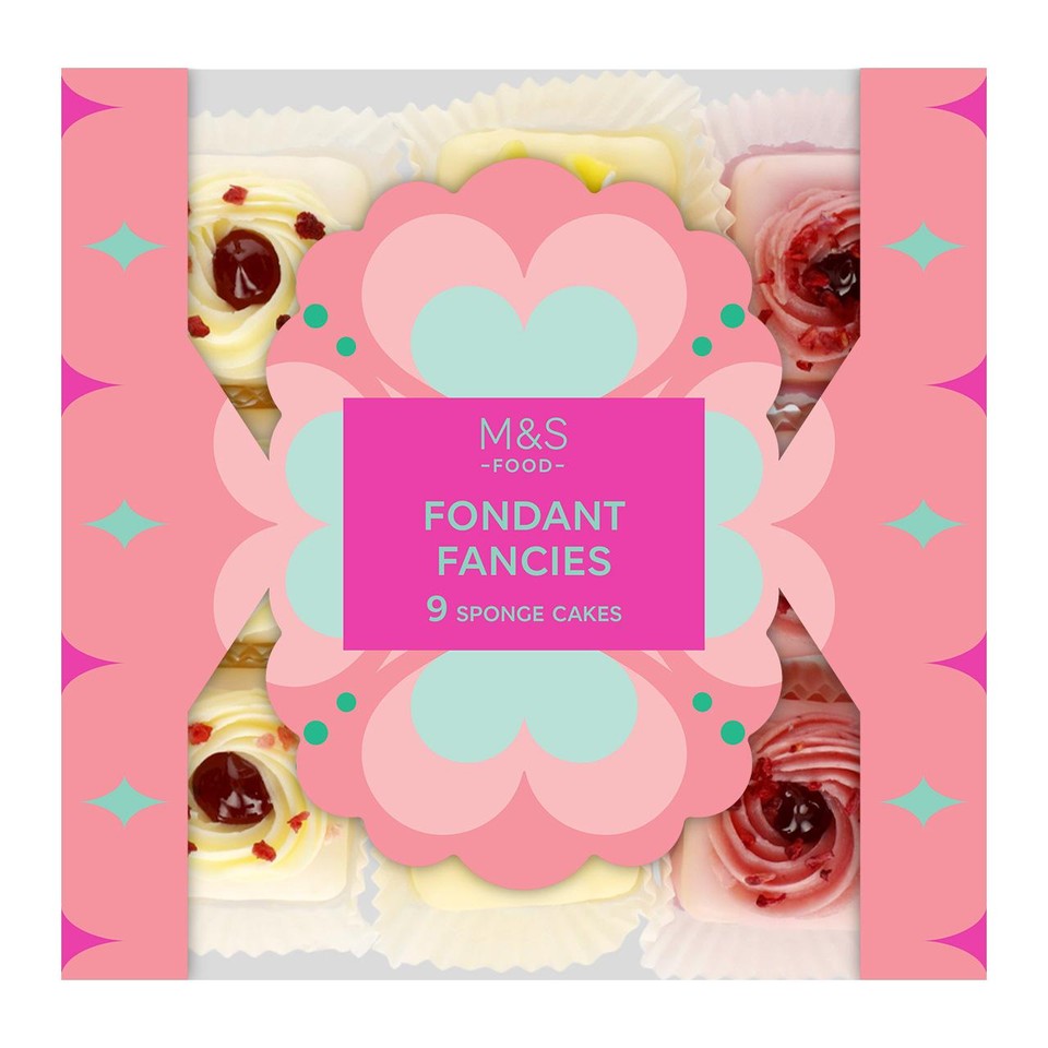 M&S Collection Fondant Fancies - Ocado