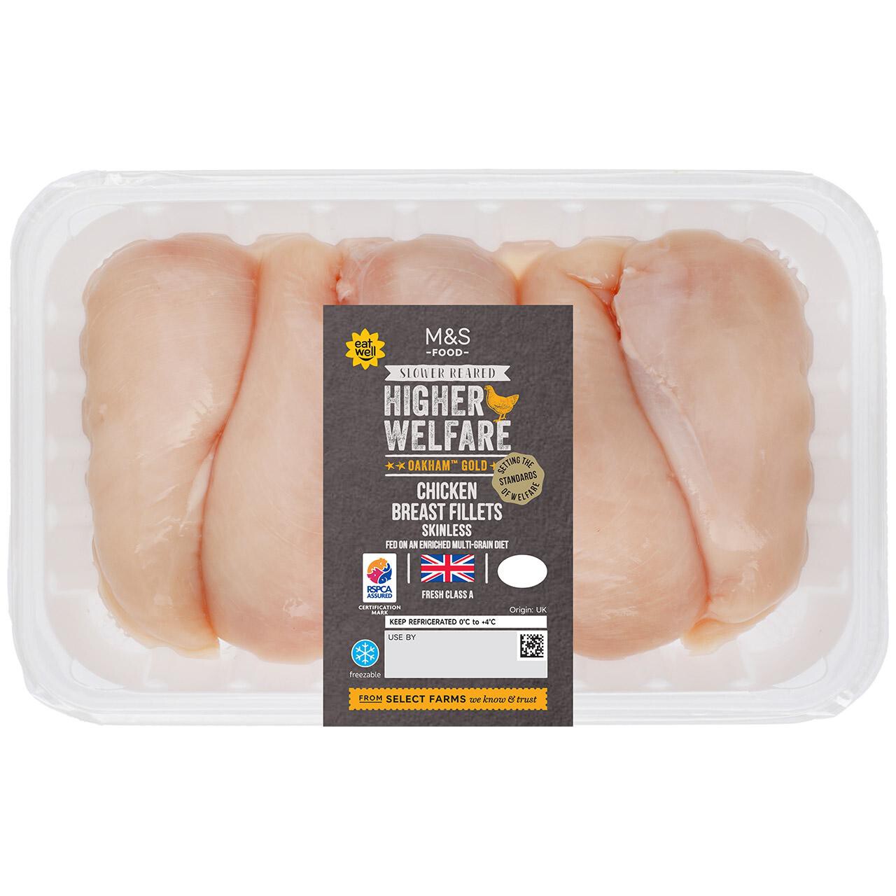 M&S Oakham Gold Chicken Breast Fillets - Ocado
