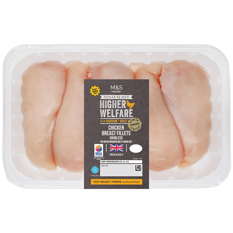 M&S Oakham Gold Chicken Breast Fillets - Ocado
