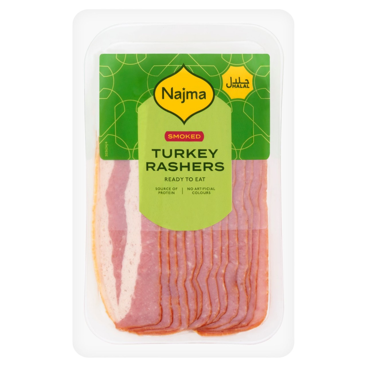 Najma Sliced Turkey Rashers - Ocado