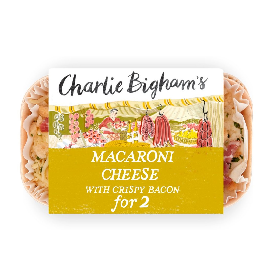 Charlie Bigham's Macaroni Cheese with Crispy Bacon for 2 - Ocado