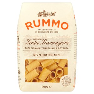 Rummo Mezzi Rigatoni Pasta No.51 - Ocado
