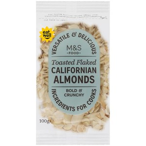 M&S Toasted Flaked Californian Almonds - Ocado