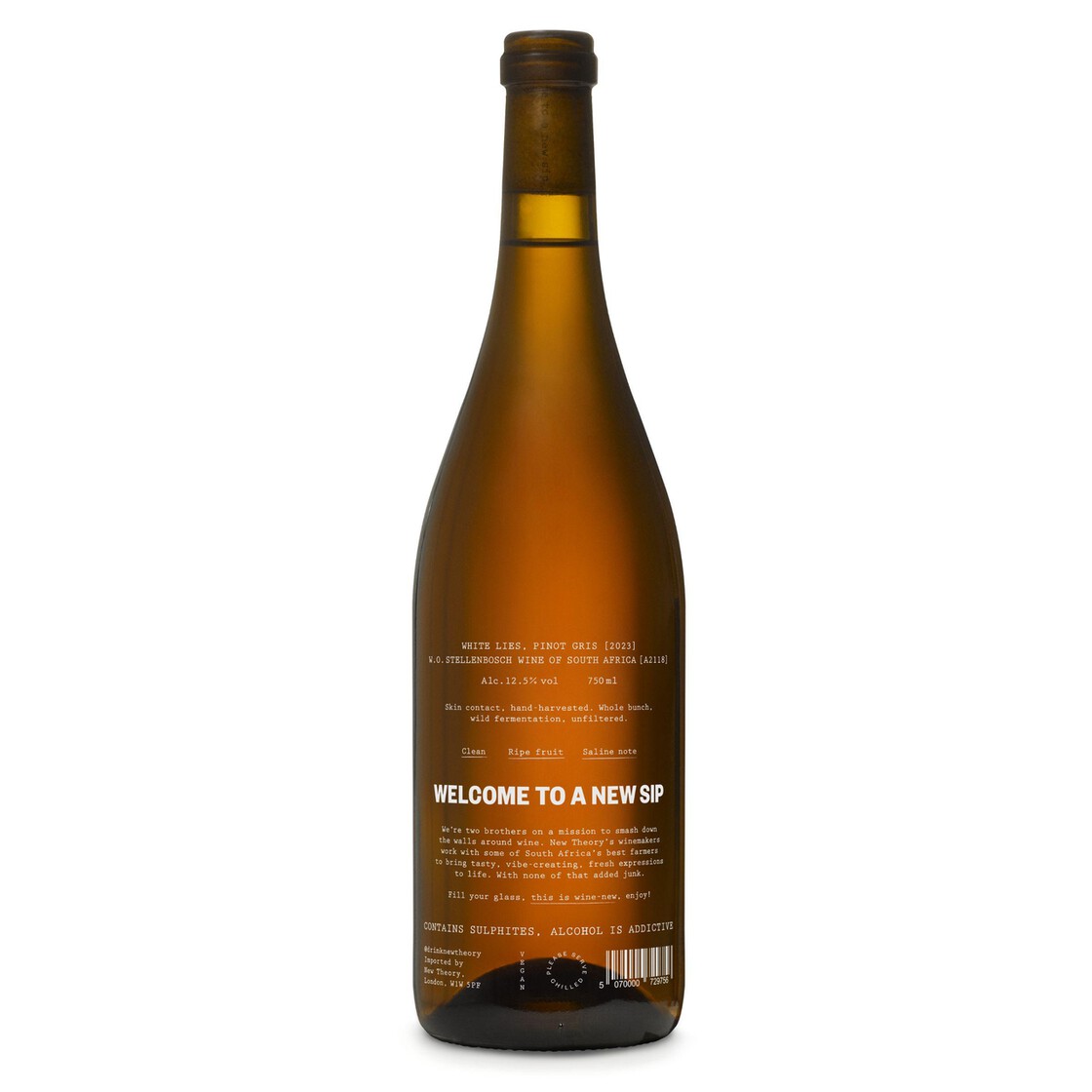 New Theory White Lies Orange Wine - Ocado