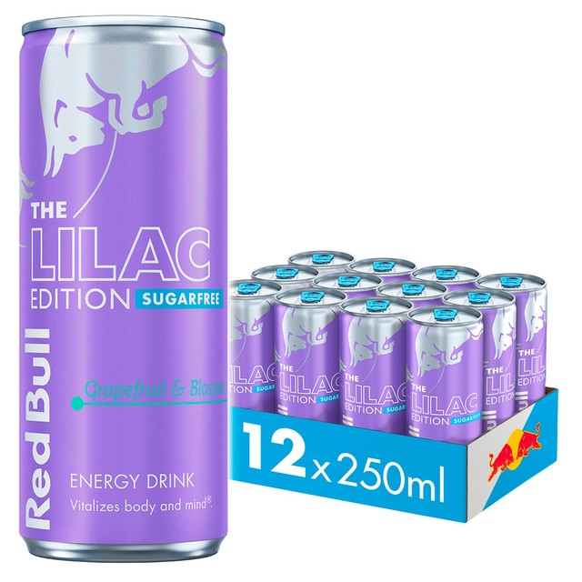Red Bull Sugar Free Lilac Edition Grapefruit and Blossom - Ocado