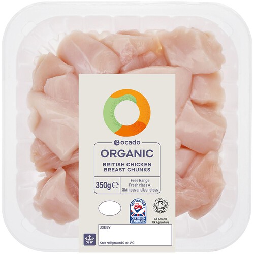 Ocado Organic Free Range Chicken Breast Chunks - Ocado