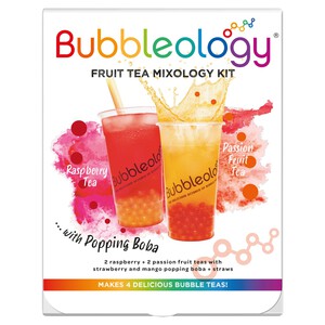 Bubbleology Fruit Bubble Tea Mixology Kit with Popping Boba - Ocado