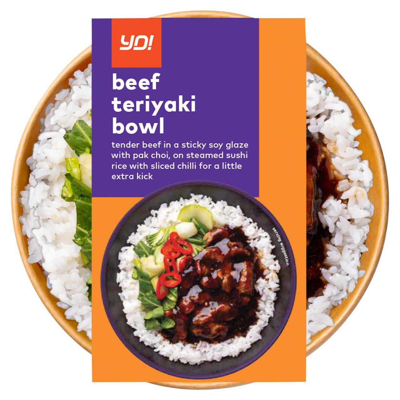 Yo! Beef Teriyaki Bowl - Ocado