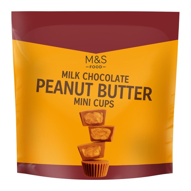M&S Milk Chocolate Peanut Butter Mini Cups - Ocado