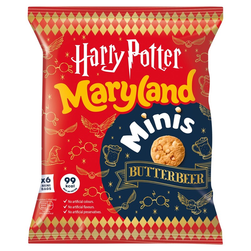 Maryland Cookies Harry Potter Butterbeer Multipack Limited Edition - Ocado