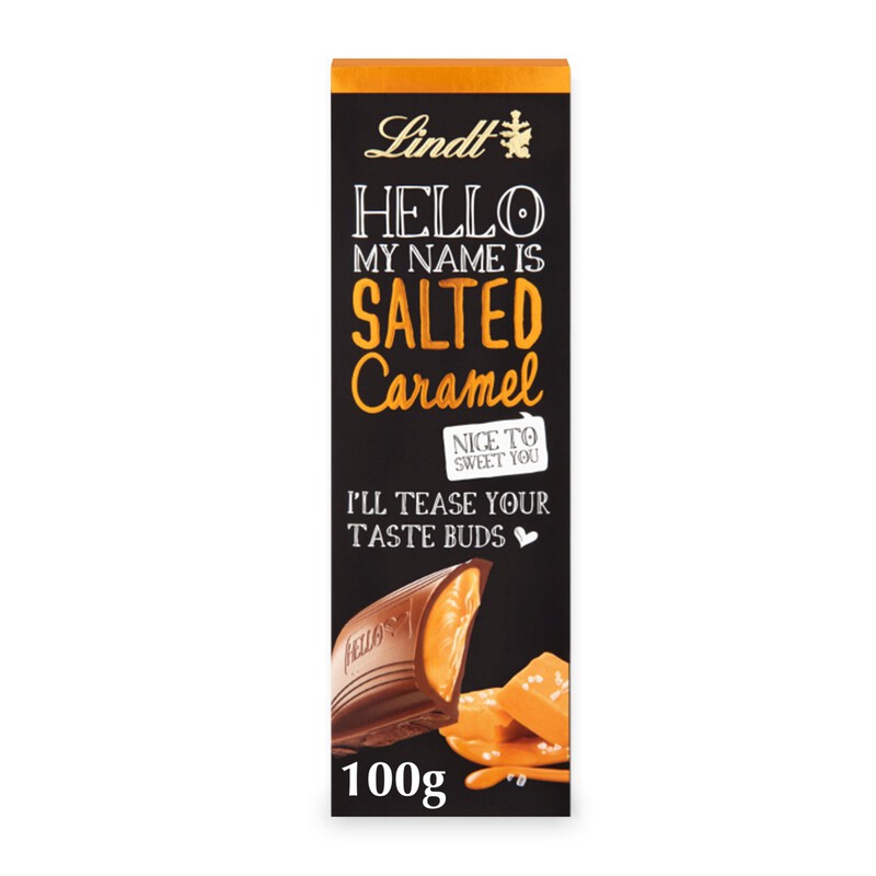 Lindt Hello Salted Caramel Bar - Ocado