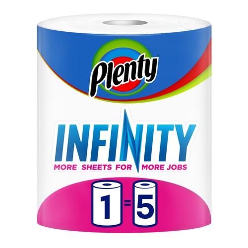 Plenty Infinity Kitchen Roll 375 Sheets - Ocado