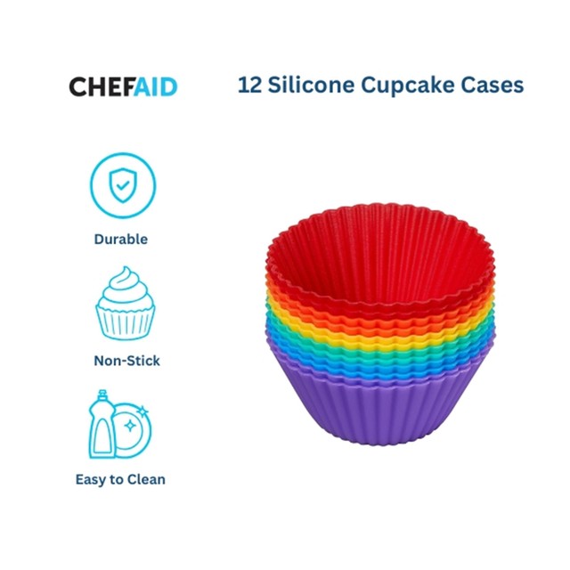 Chef Aid Silicone Bun Cases - Ocado