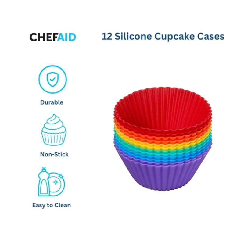 Chef Aid Silicone Bun Cases - Ocado