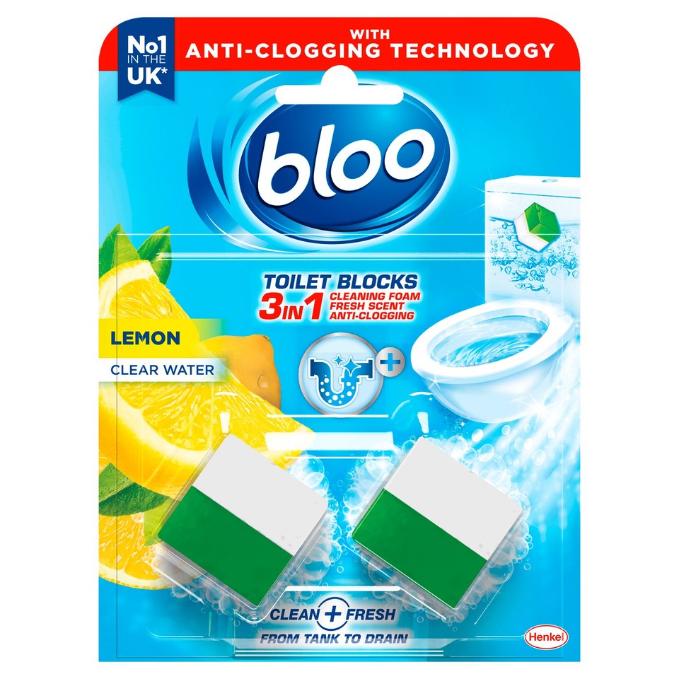 Bloo Lemon Toilet Blocks - Ocado