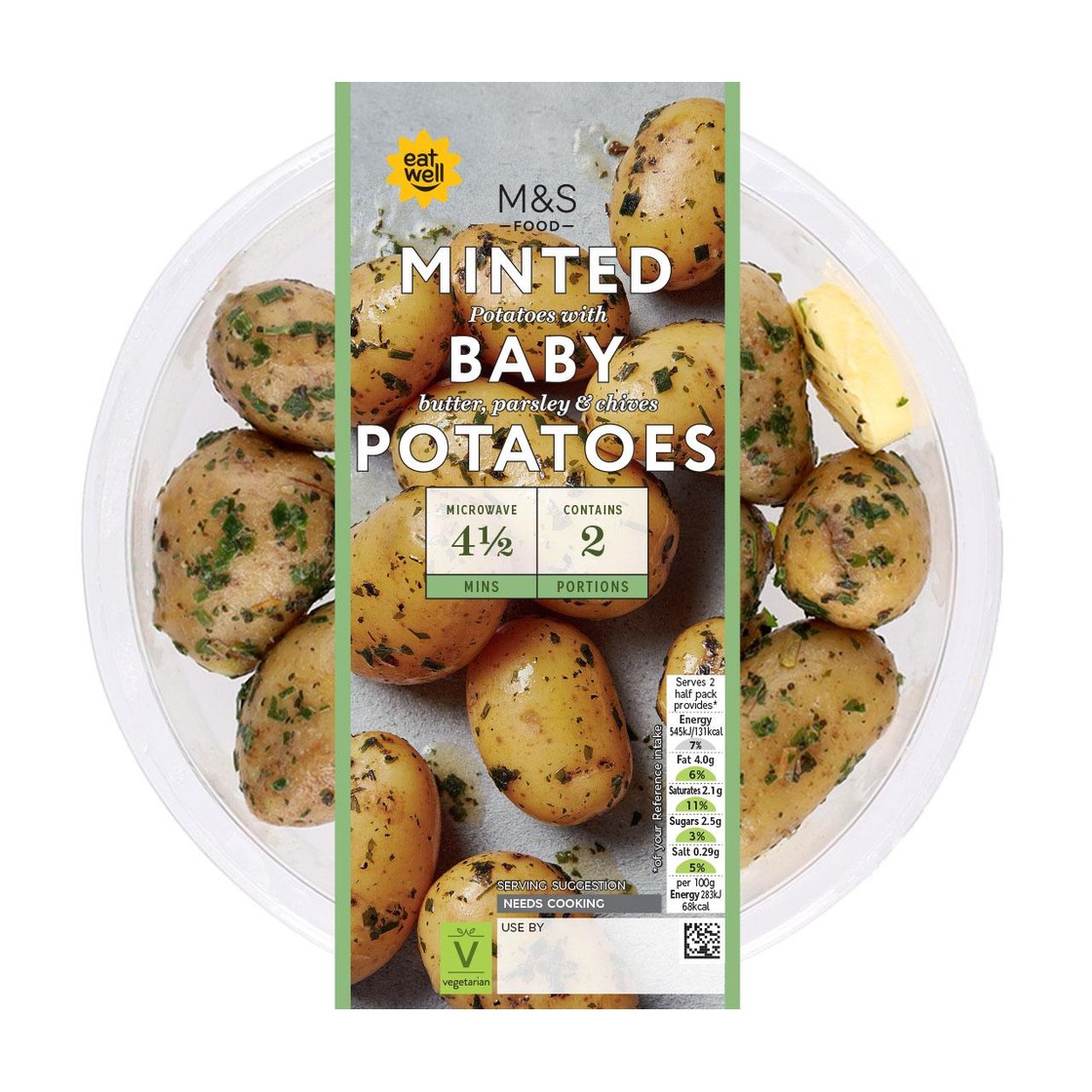 M&S Herby Minted Baby Potatoes - Ocado