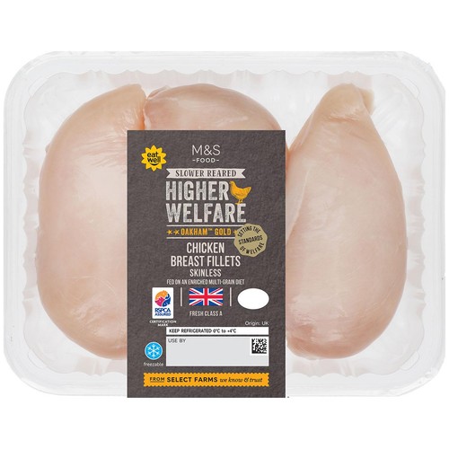 M&S Oakham Gold Chicken Breast Fillets - Ocado