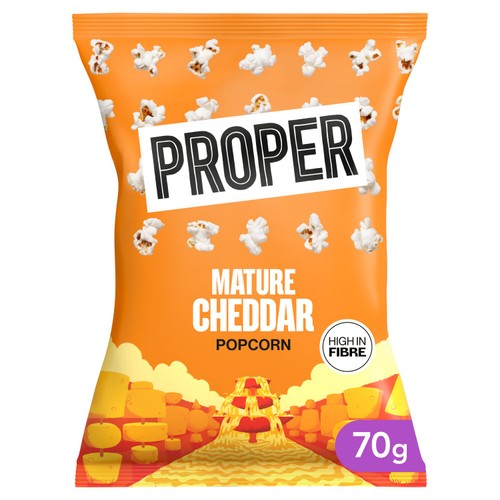 PROPERCORN Mature Cheddar Popcorn - Ocado