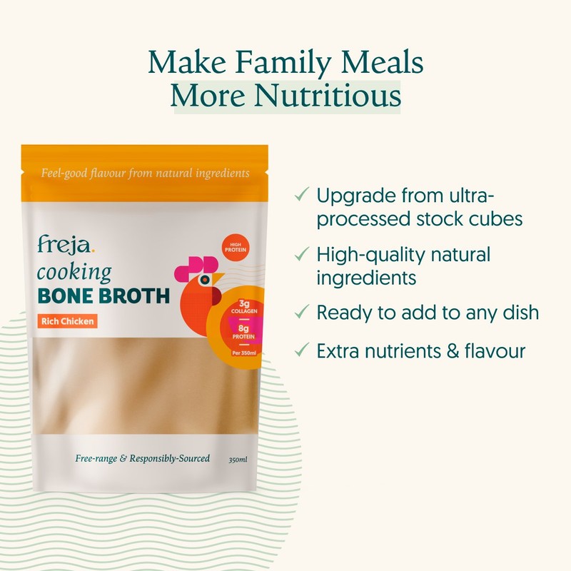 Freja Rich Chicken Cooking Bone Broth - Ocado