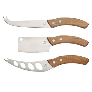 Artesa Cheese Knives with Acacia Wood Handles - Ocado