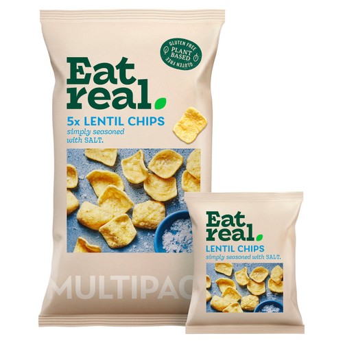 Eat Real Multipack Lentil Chips Salted - Ocado