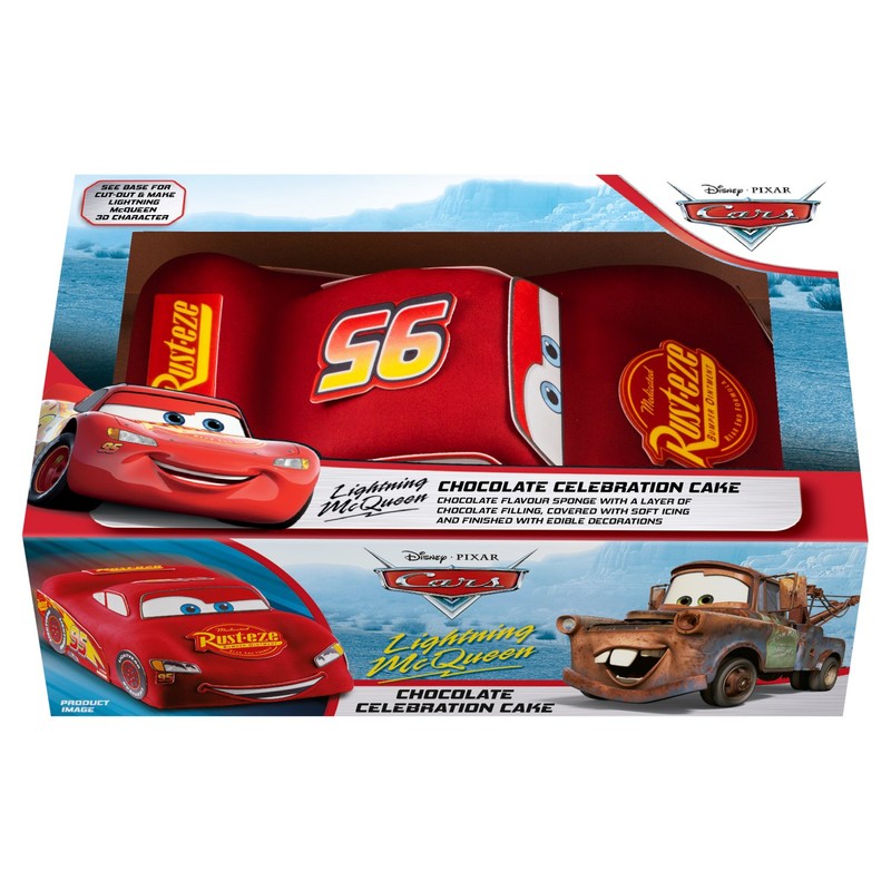 Disney Cars Lightning McQueen Chocolate Cake - Ocado
