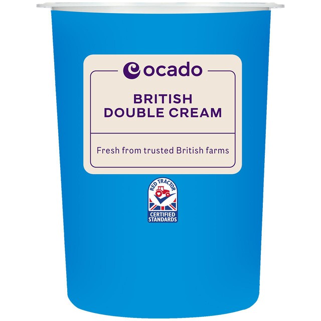 Ocado British Double Cream - Ocado