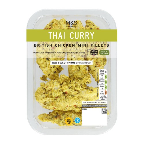 M&S Green Thai Chicken Mini Fillets - Ocado