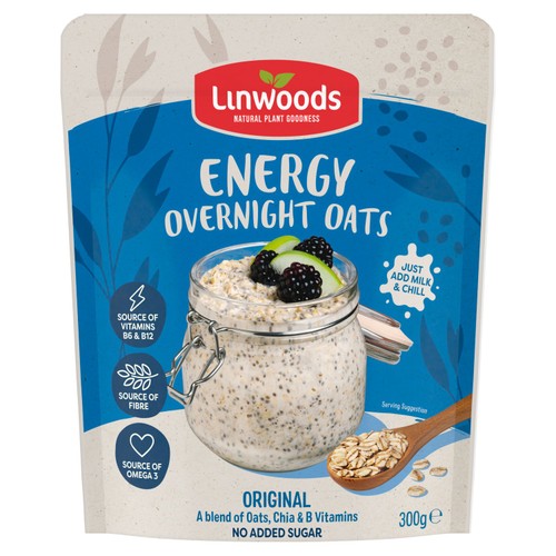 Linwoods Overnight Oats Original Energy, 300g from Linwoods :: Buy from ...