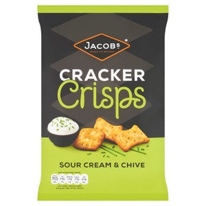 Jacob's Cracker Crisps Sour Cream & Chive Snacks Sharing Bag - Ocado