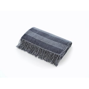 The Lyndon Company Elgin Woven Throw, Blue - Ocado