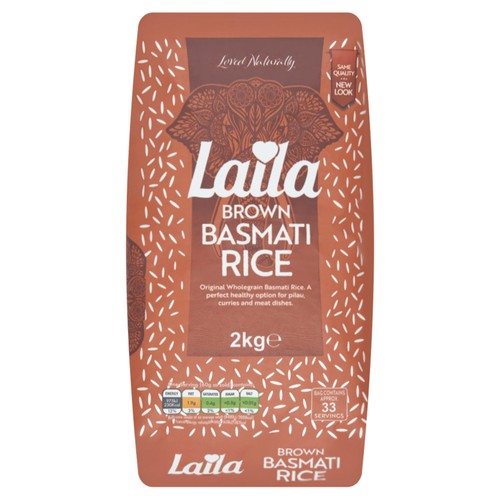 Laila Brown Basmati Rice - Ocado