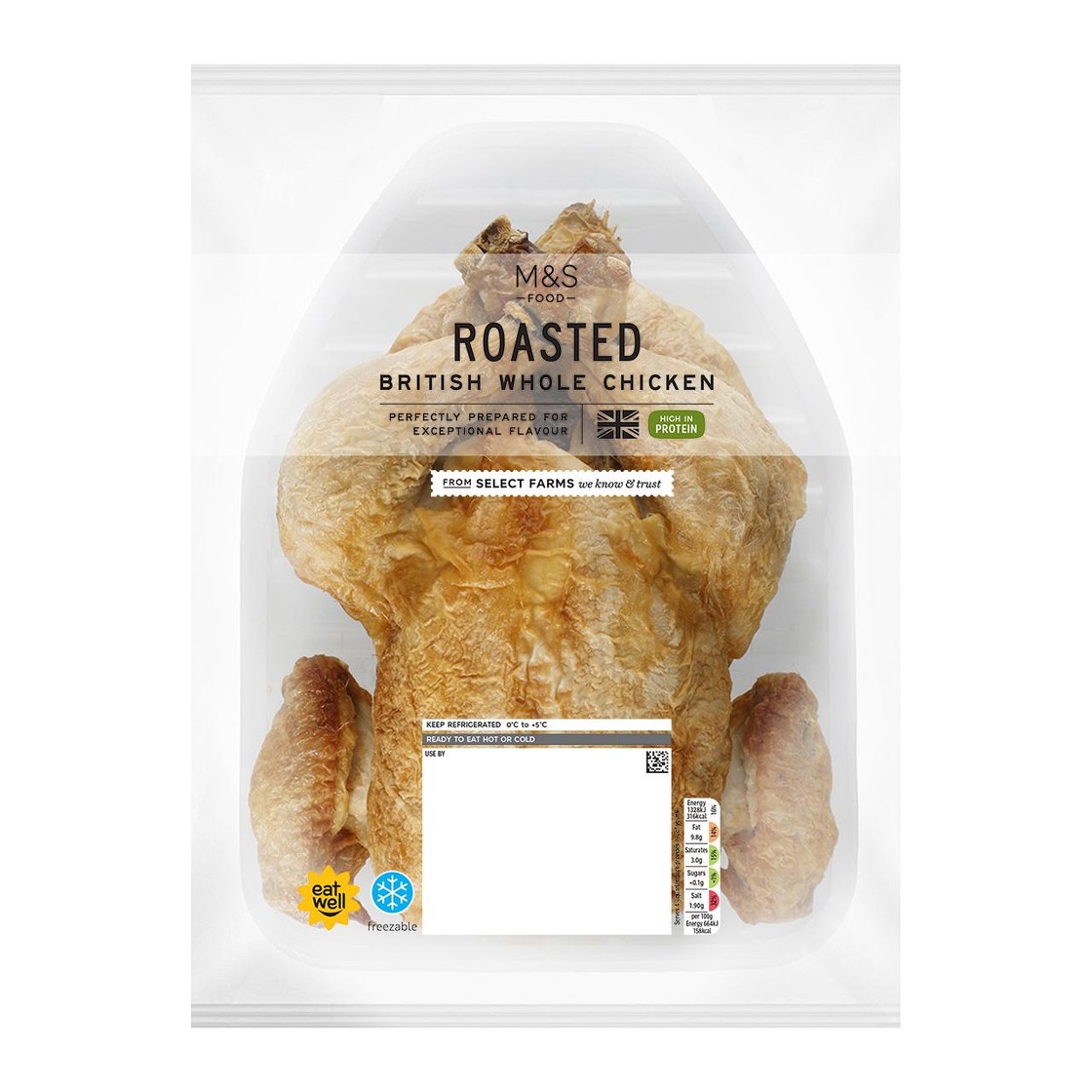 M&S Ready to Eat Whole Roast Chicken - Ocado