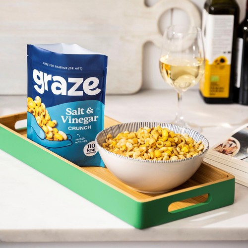 Graze Salt & Vinegar Crunch Sharing Bag Snack - Ocado