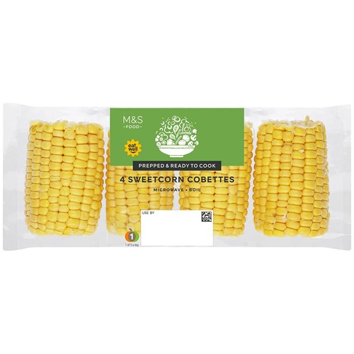 M&S 4 Sweetcorn Cobettes - Ocado