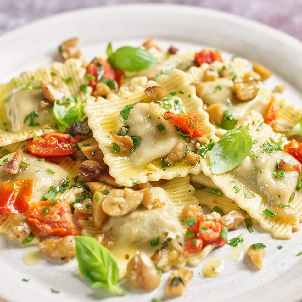 Dell' Ugo Porcini Mushroom & Spinach Ravioli - Ocado