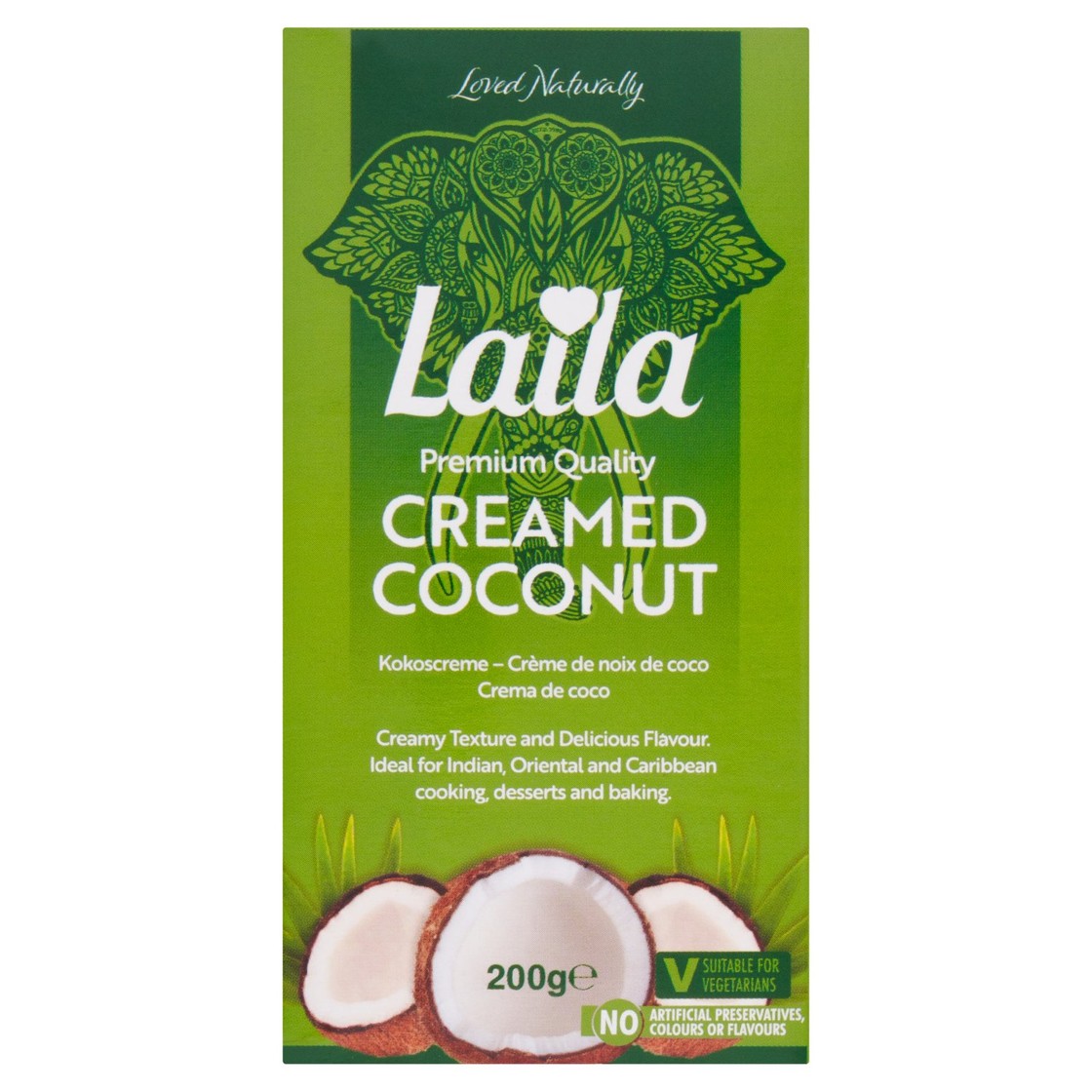 Laila Creamed Coconut - Ocado
