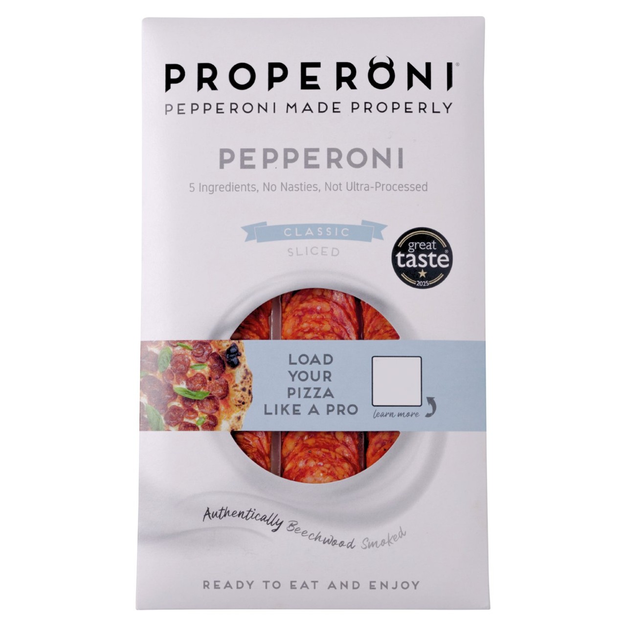 Properoni Classic Sliced Pepperoni - Ocado