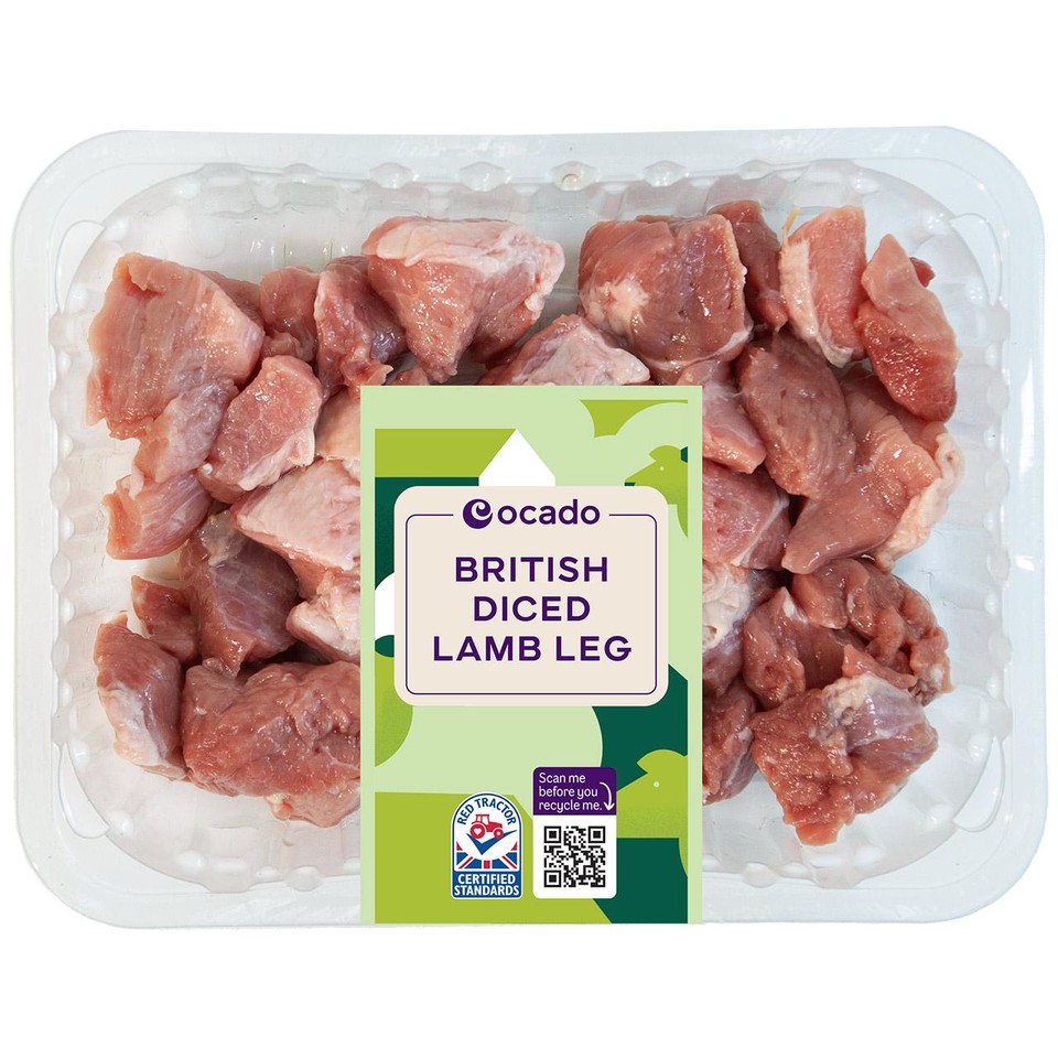 Ocado British Diced Lamb Leg - Ocado