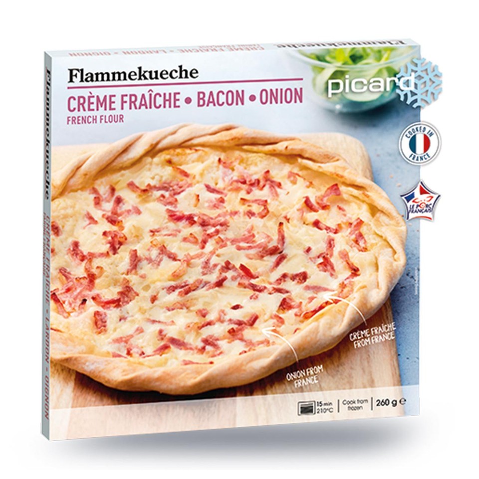 Picard Bacon, Creme Fraiche & Onion Pastry Tart - Ocado