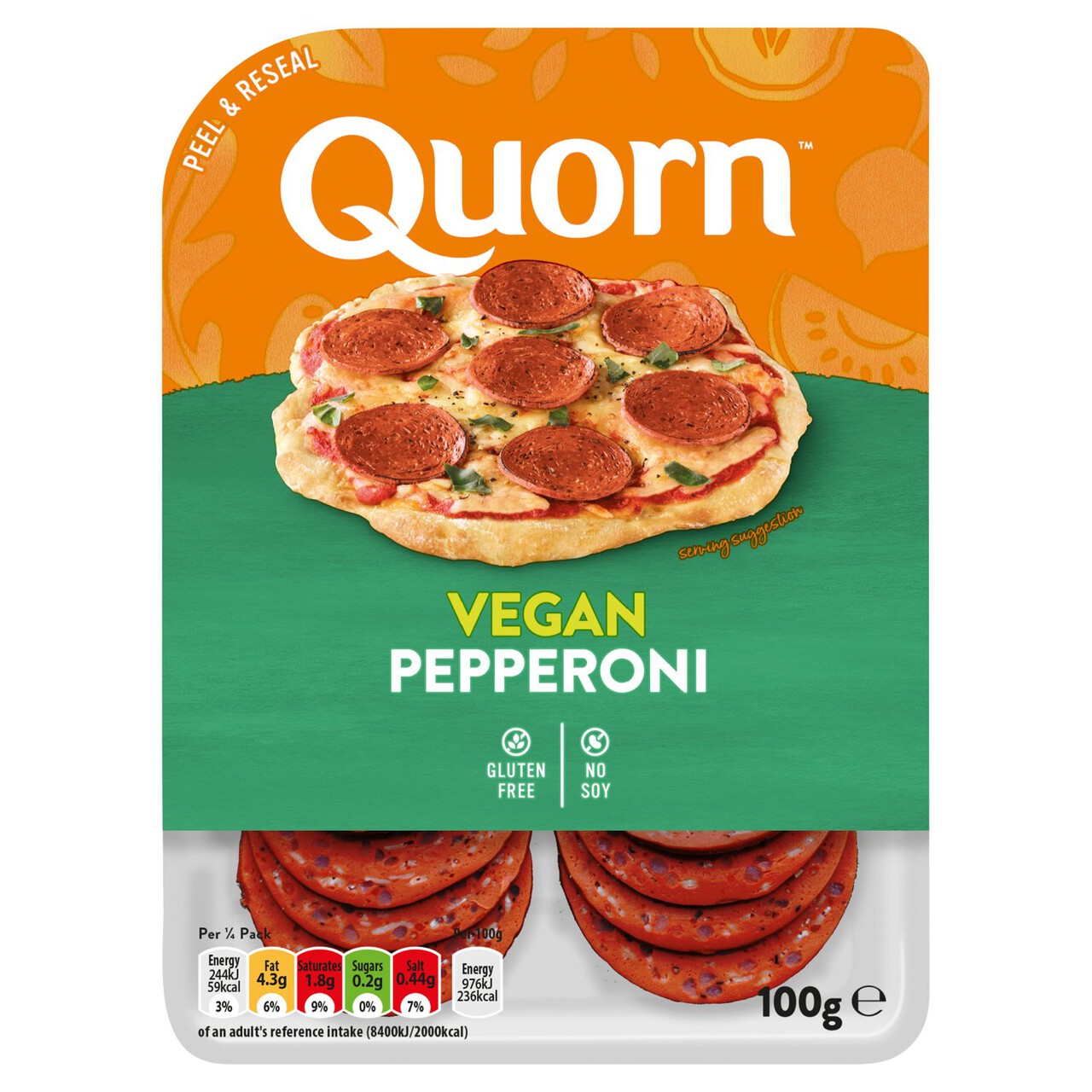 Quorn Pepperoni Vegan Deli Slices - Ocado