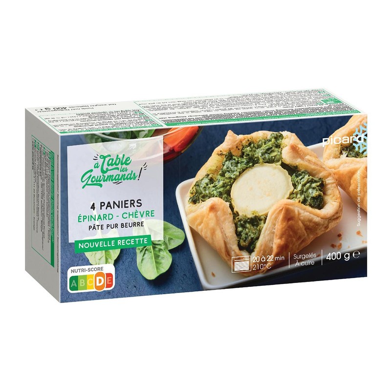 Picard Goats Cheese & Spinach Pastries - Ocado